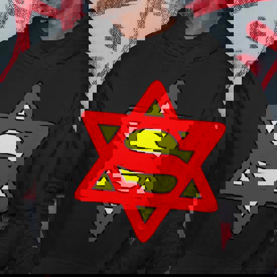 Super Jew Logo Amazon.com: PleaseMeTees Womens Super Jew Super Man