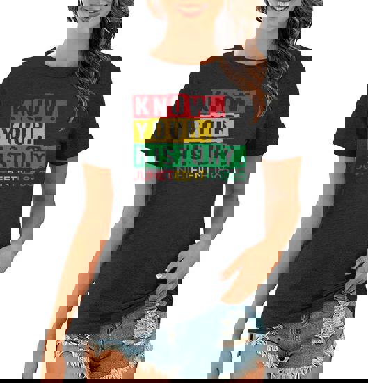 Black History Month T-shirt Women Juneteenth Women Black History ...