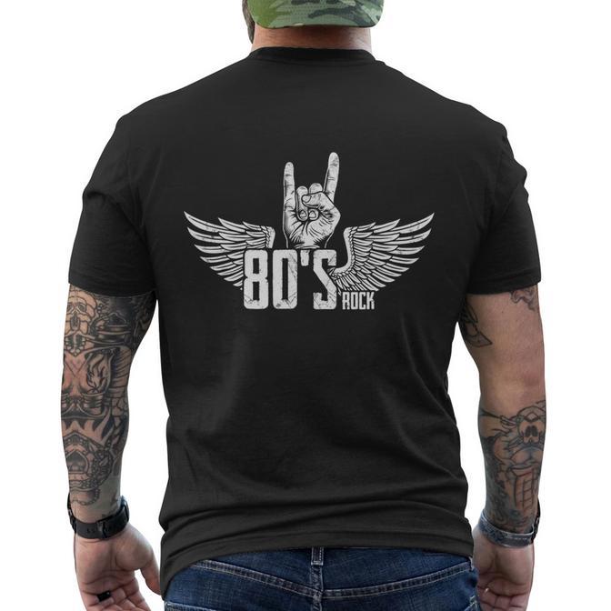 Raised On 80s Metal 80s Rock Hair Bands Metal Music Fans Men's Back ...