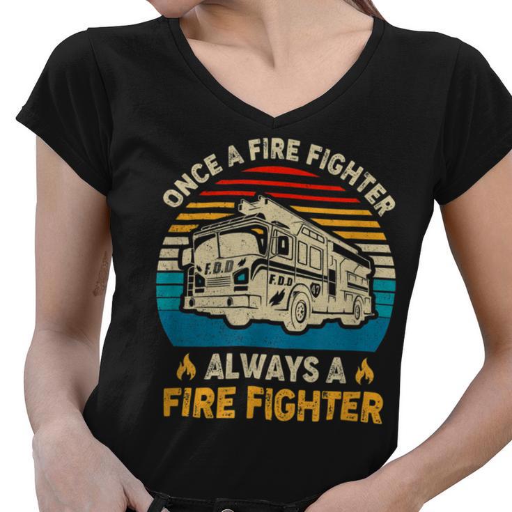 Firefighter Retro Vintage Once Firefighter Always A Firefighter Truck ...