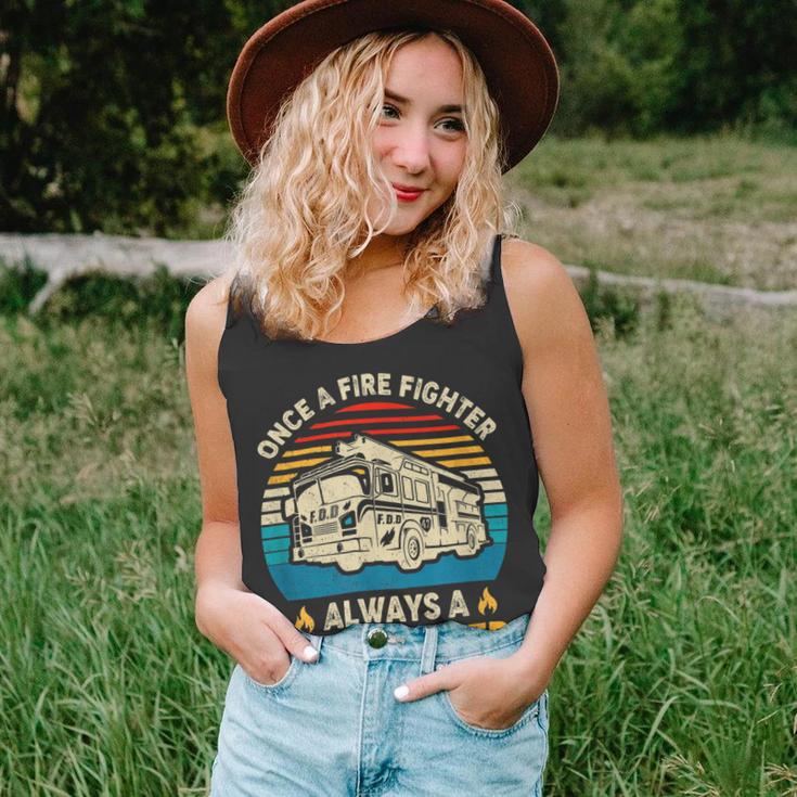 Firefighter Retro Vintage Once Firefighter Always A Firefighter Truck ...