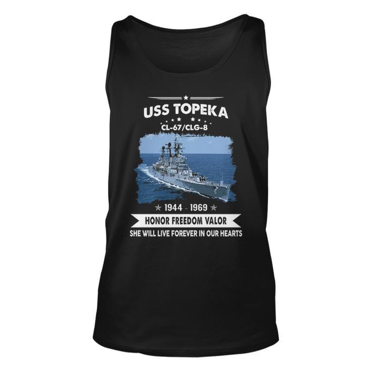 Uss Topeka Clg 8 Cl V2 Unisex Tank Top - Monsterry