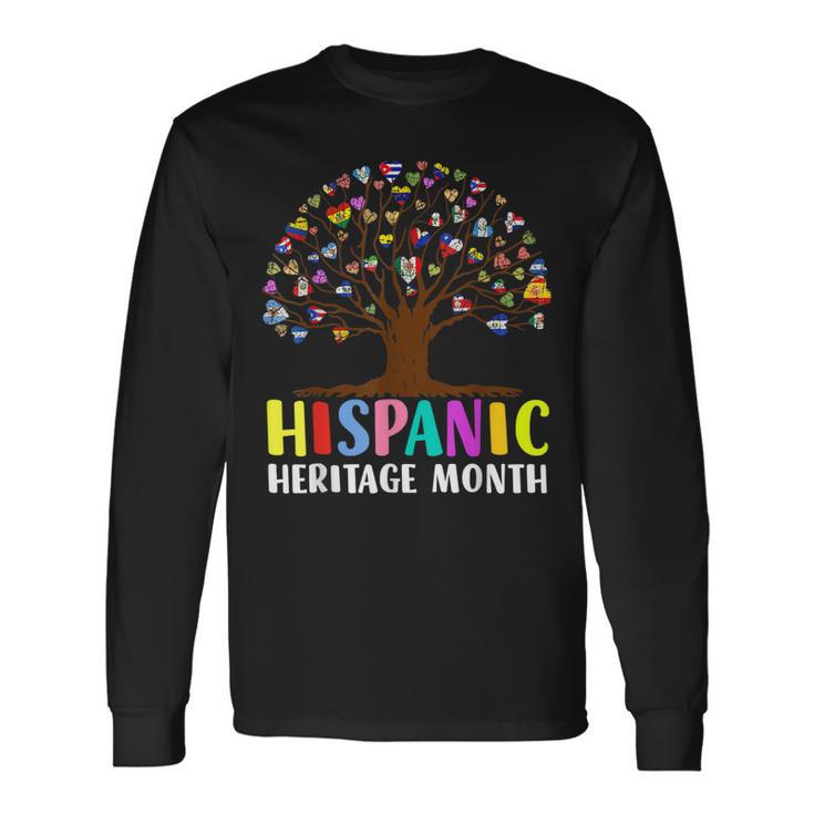 National Hispanic Heritage Month Hand Flag Tree Roots Latino Men Women ...