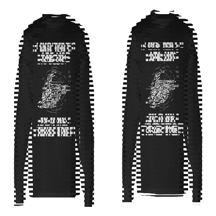 Trigger Finger V2 Long Sleeve T-Shirt - Seseable