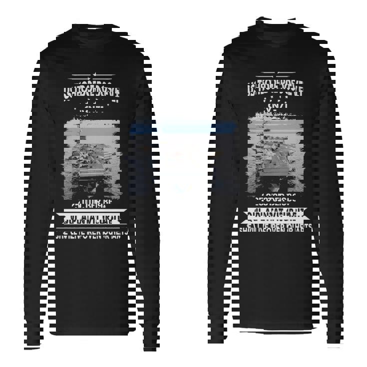 Uss Theodore Roosevelt Cvn Long Sleeve T-Shirt - Monsterry