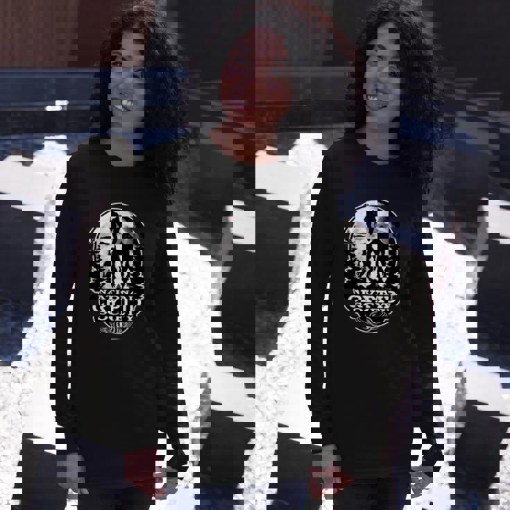 National Cryptid Society Mothman Long Sleeve T-Shirt - Monsterry