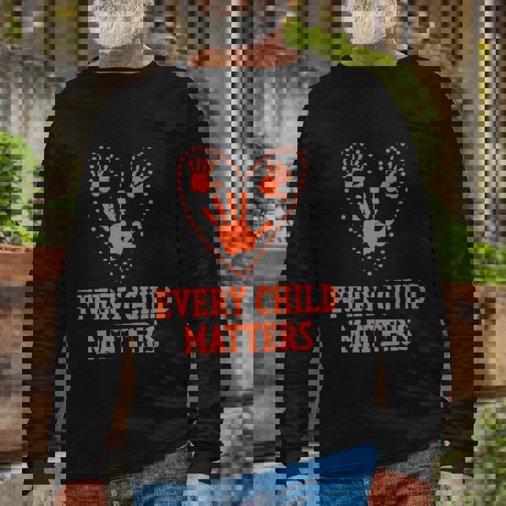 Orange Shirt Day Every Child Matters V2 Long Sleeve T-Shirt - Thegiftio