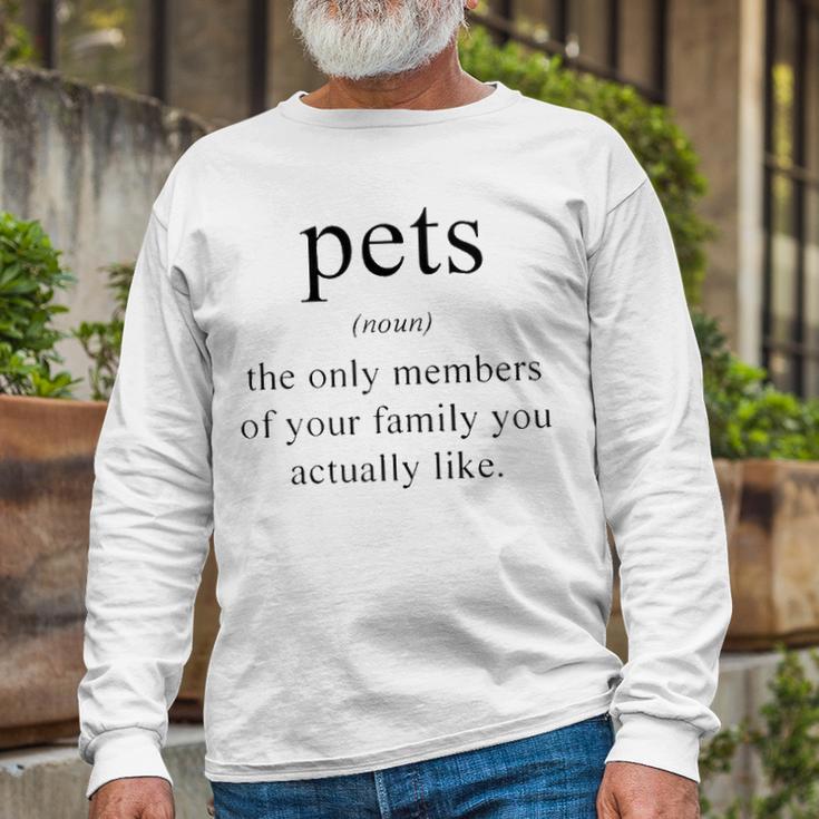 Pets Definition V2 Long Sleeve T-Shirt - Seseable