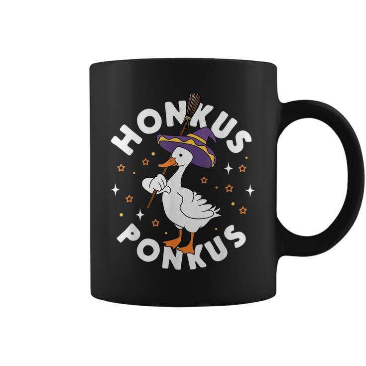 Honkus Ponkus Halloween Witch Hocus Duck Goose Funny Parody Coffee Mug ...