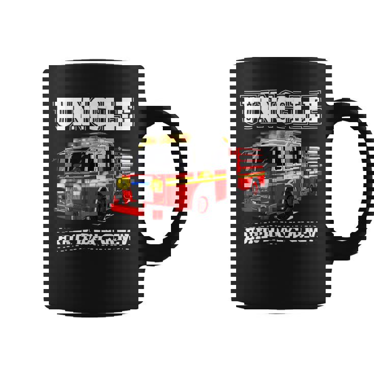 Firefighter Uncle Birthday Crew Fire Truck Firefighter Fireman Party V3 ...