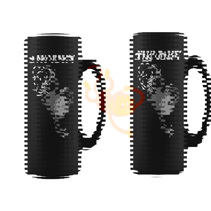 Funny Stinky Monkey Lover Fart Poop Meme Coffee Mug - Thegiftio