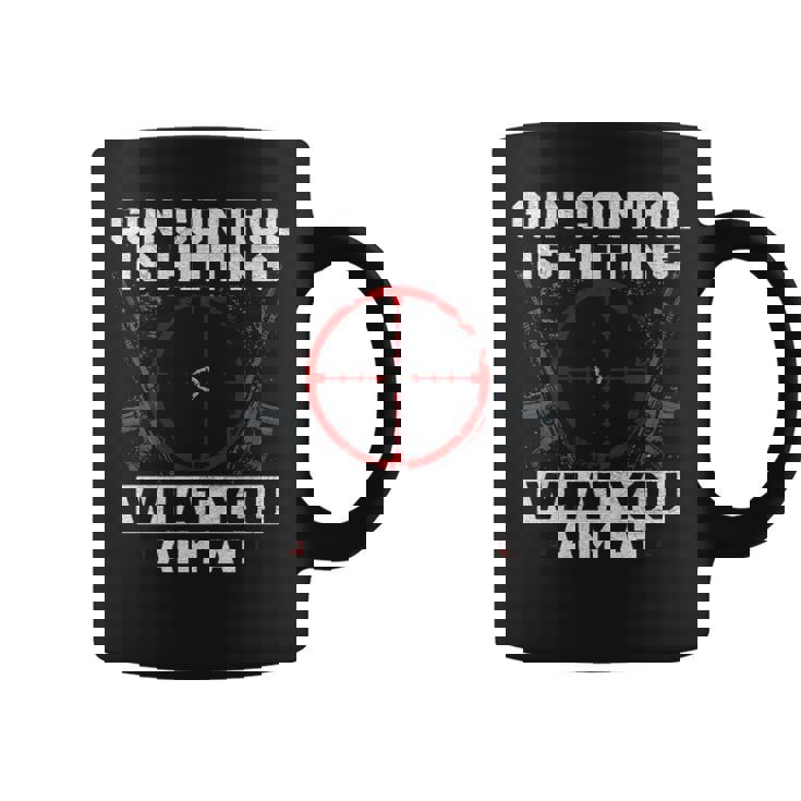 Gun Control Is V2 Coffee Mug | Seseable