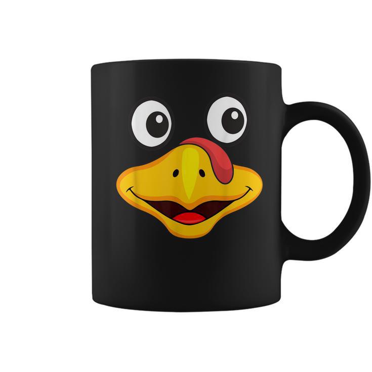 Thanksgiving Turkey Face Matching Family Costume Gifts Kids V2 Coffee ...