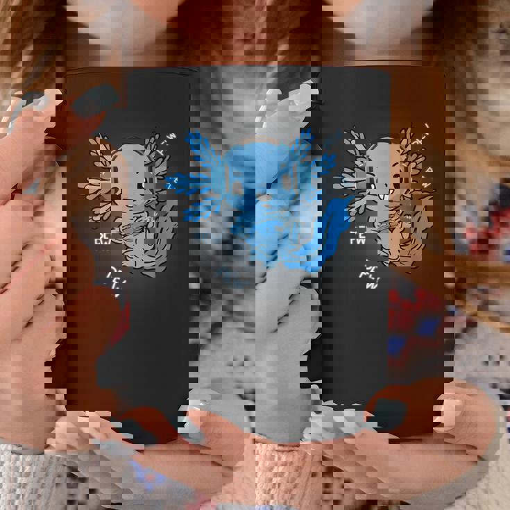 Axolotl Gamer Axolotl Fish Playing Video Games Lizard Gift Coffee Mug ...