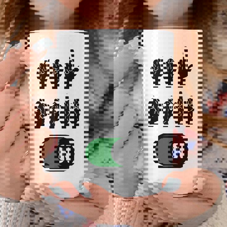 Asl Mode On American Sign Language V2 Coffee Mug - Thegiftio