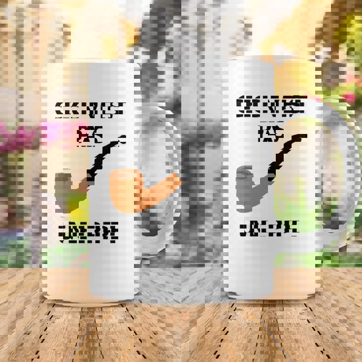 This Is Not A Pipe Rene Magritte Art Cool Fun Coffee Mug | Mazezy