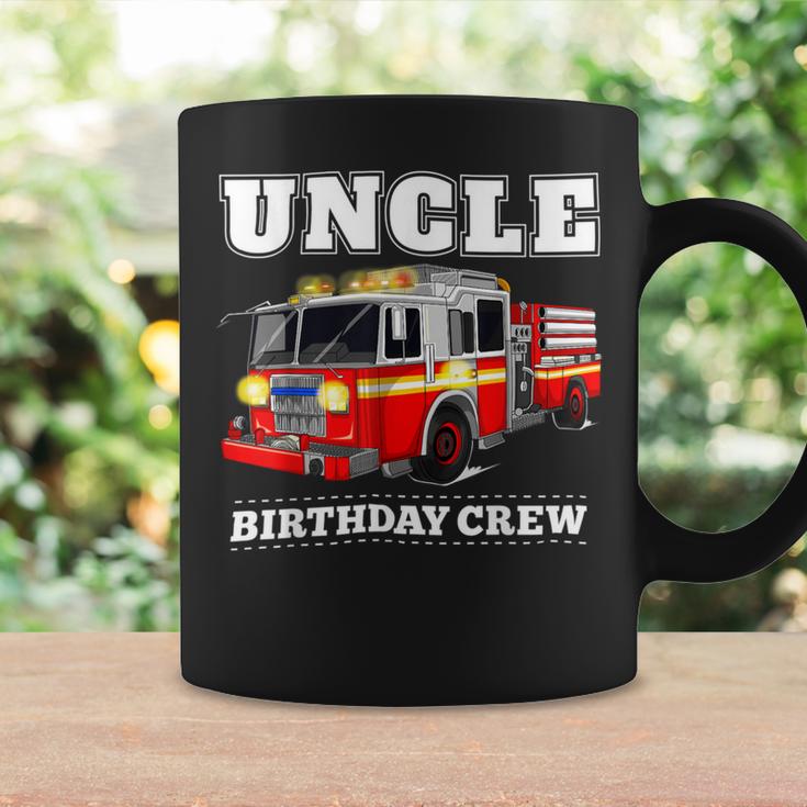 Firefighter Uncle Birthday Crew Fire Truck Firefighter Fireman Party ...