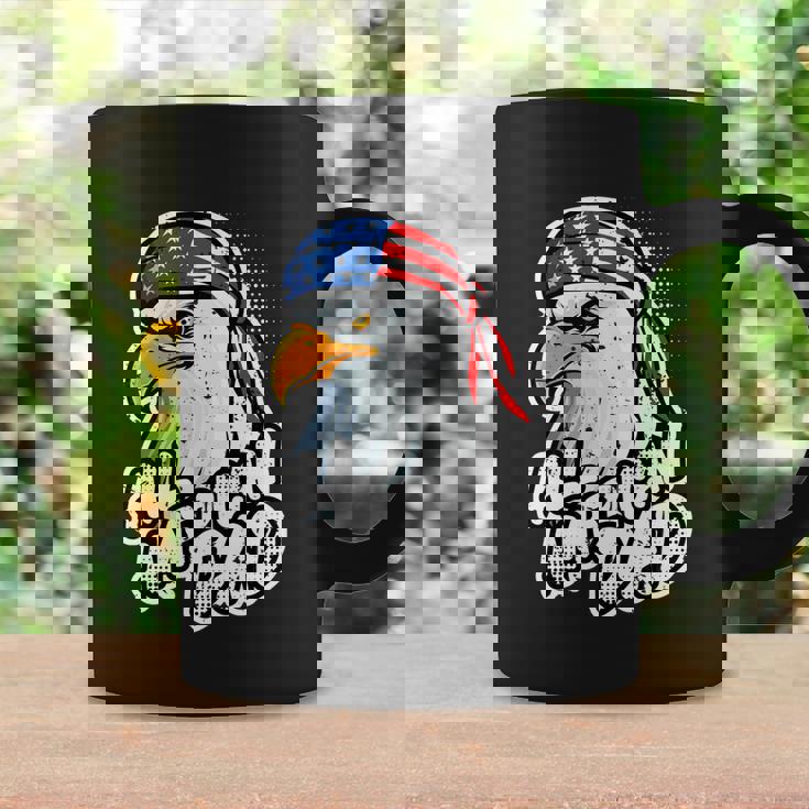 American Bald Eagle Mullet 4Th Of July All American Dad Gift Coffee Mug - Monsterry