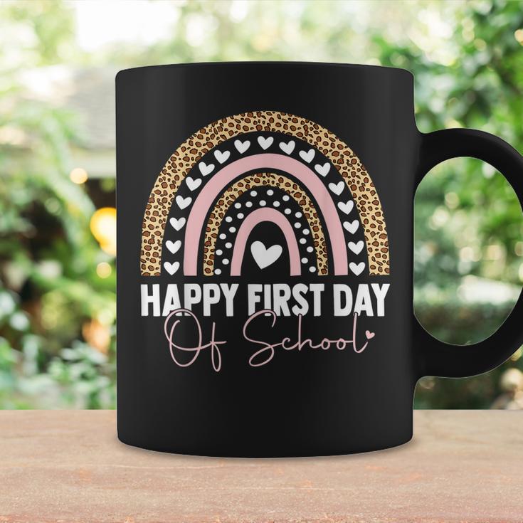 Back To School Funny Rainbow Happy First Day Of School Coffee Mug ...
