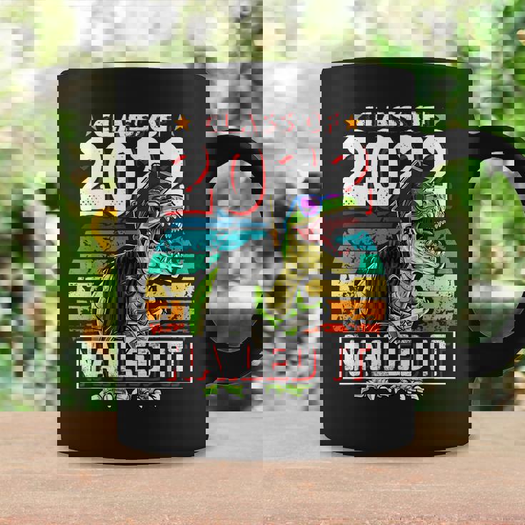 Class Of 2022 T Rex Dinosaur Graduation Cap Gown Diploma Boy Coffee Mug ...