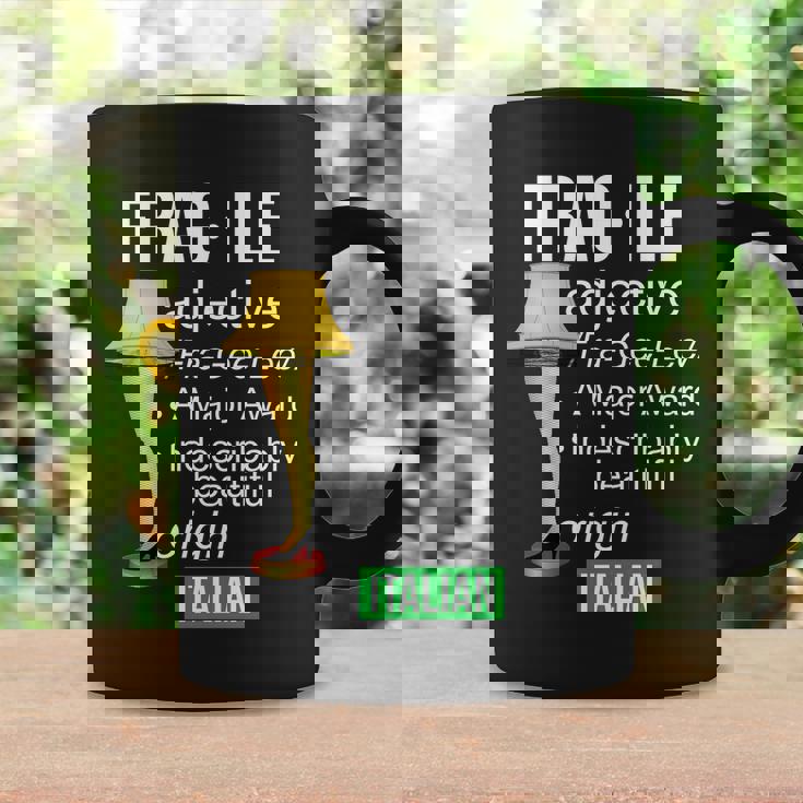 Fragile Adjective Origin Italian A Major Award Coffee Mug - Monsterry AU