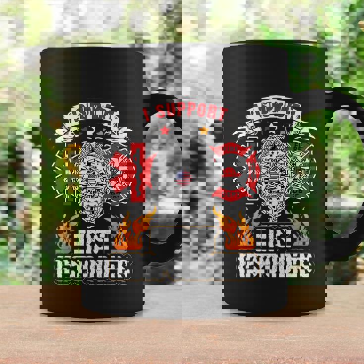 I Support First Responders Firefighter Nurse Police Officer Coffee Mug ...
