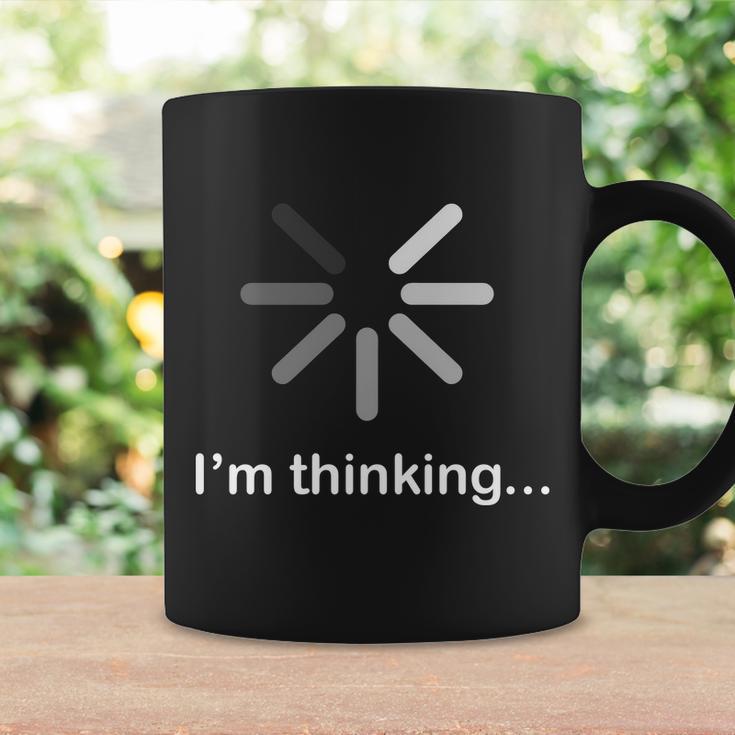 Im Thinking Loading Logo Coffee Mug - Monsterry