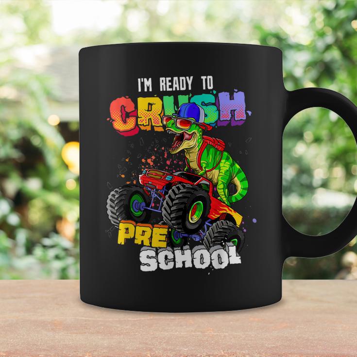 Ready To Crush Preschool Monster Truck T Rex Back To School Coffee Mug ...