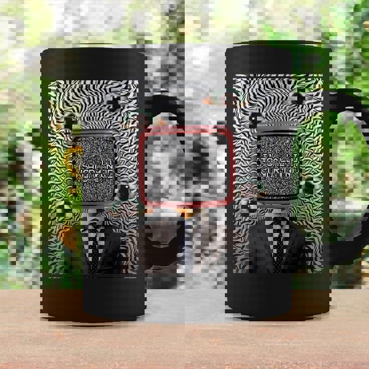 Weirdcore Aesthetic Weird Eyes Optical Illusion Oddcore Coffee Mug ...