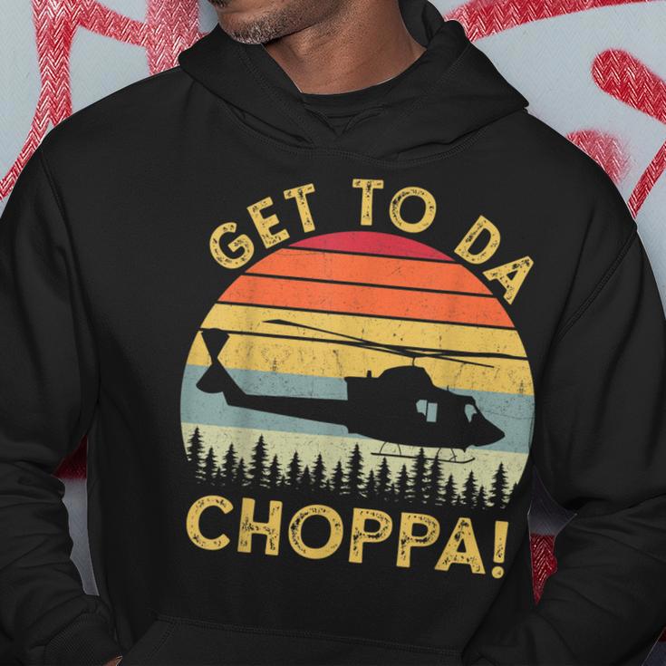 Get To Da Choppa Meme Men Hoodie - Thegiftio UK
