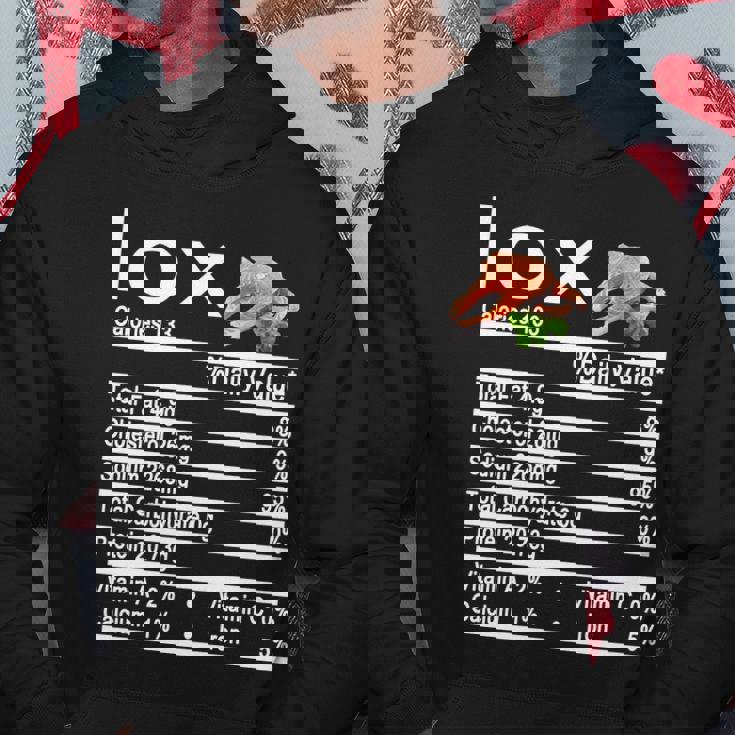 Lox Nutrition Facts Label V2 Hoodie - Thegiftio UK