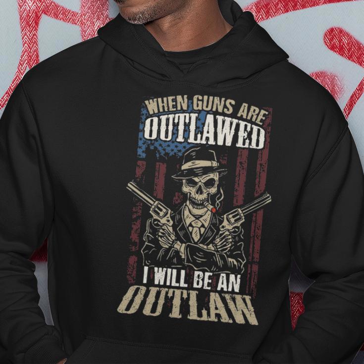 When Gunns Are Outlawed I Will Be An Outlaw Copy Hoodie - Monsterry