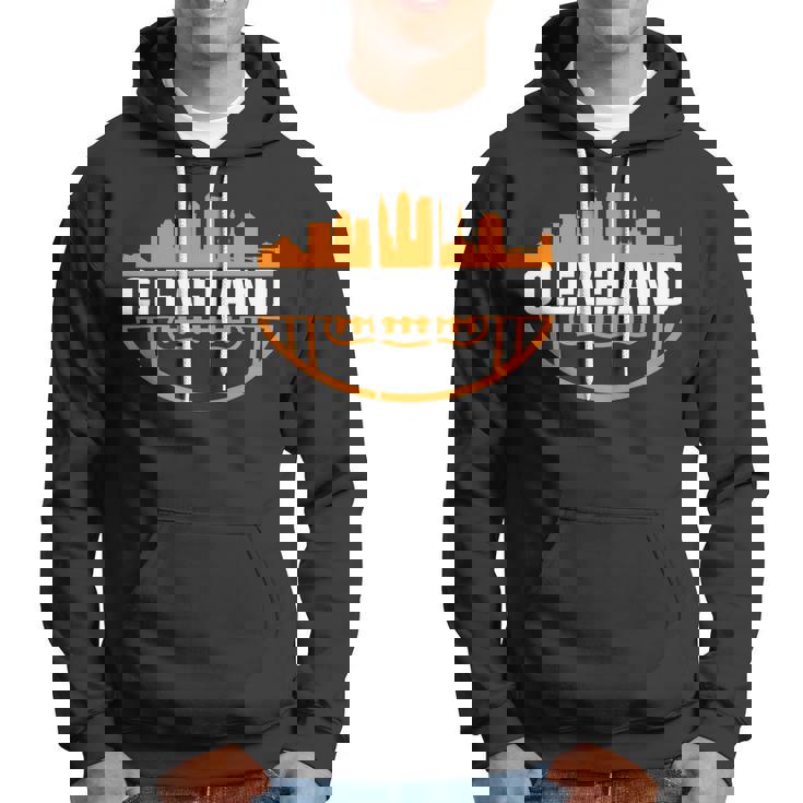 Cleveland Football Skyline City Logo Hoodie - Monsterry