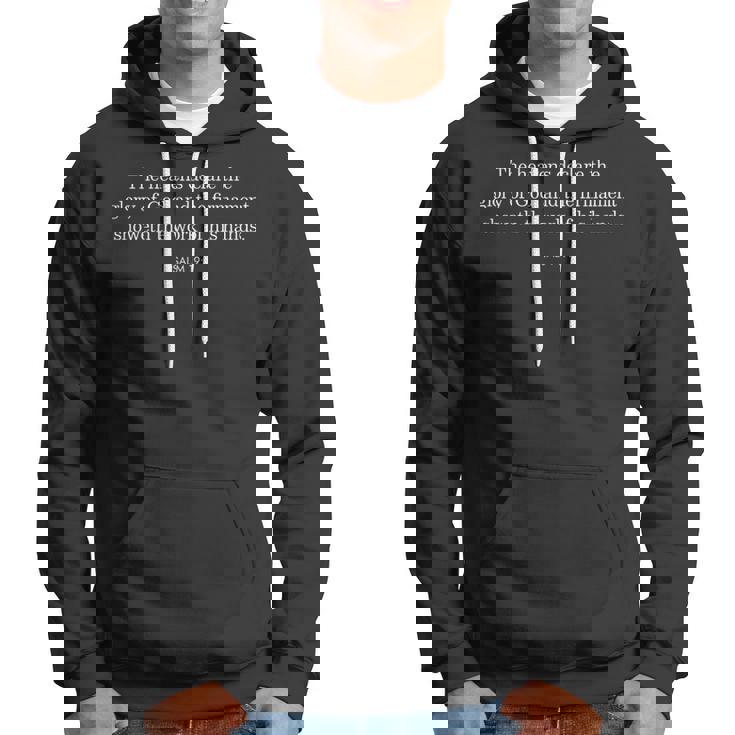 The Heavens Declare The Glory Of God Psalm 191 Bible Verse Hoodie ...