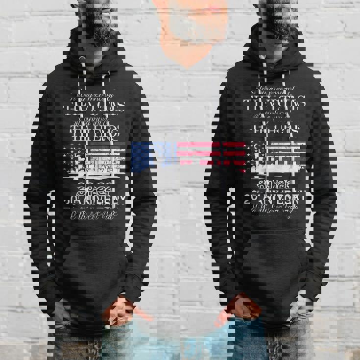 In Loving Memory Of The Victims Heroes 911 20Th Anniversary Hoodie ...