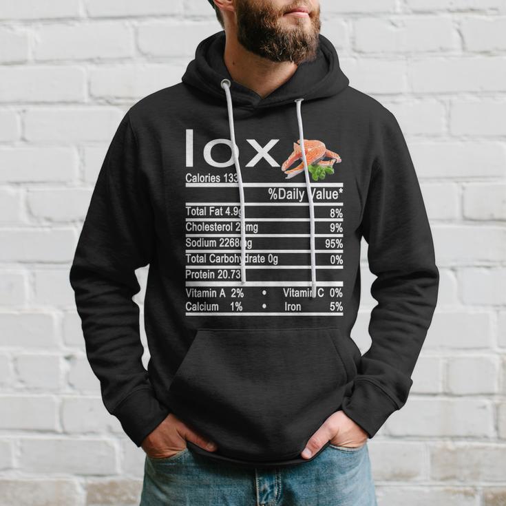 Lox Nutrition Facts Label V2 Hoodie - Thegiftio UK