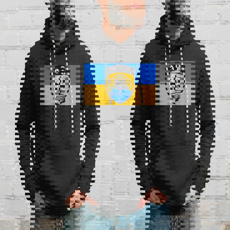 Ukraine Flag Azov Battalion A30b Shield Special Forces Hoodie - Monsterry
