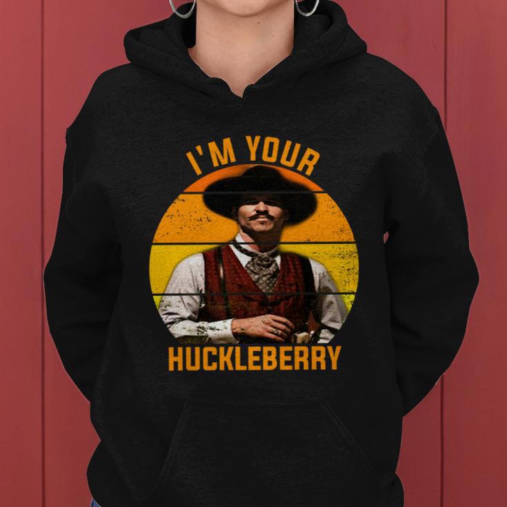 Im Your Huckleberry Tombstone Women Hoodie - Monsterry