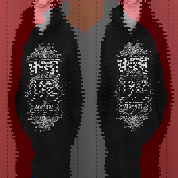 Old Style 1972 Mostly Original Parts 50Th Birthday Women Hoodie - Monsterry