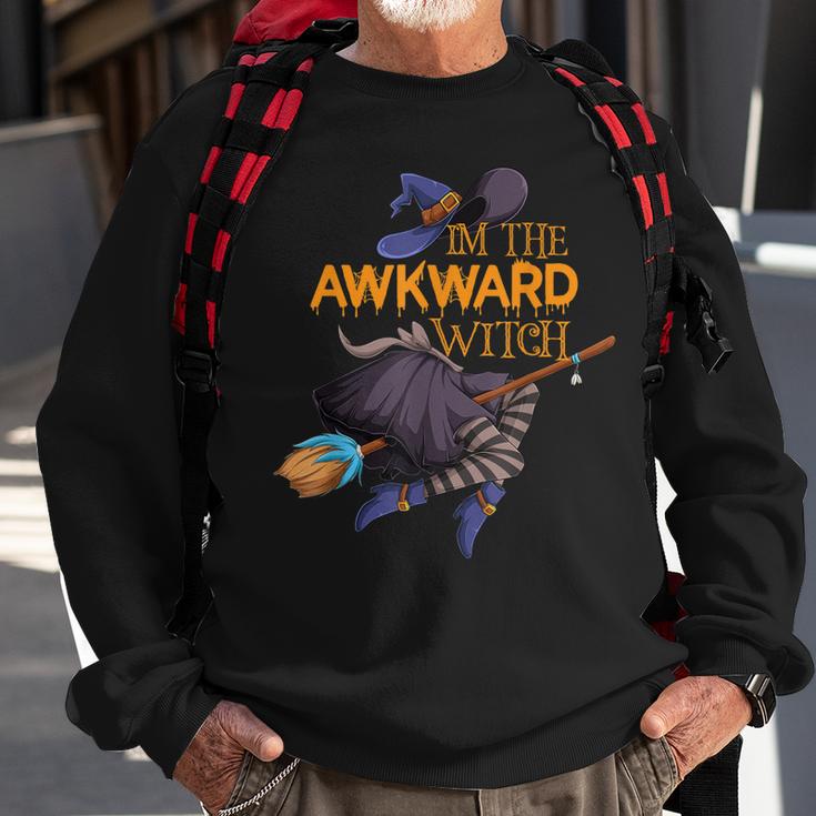Im The Awkward Witch Halloween Matching Group Costume Sweatshirt | Seseable