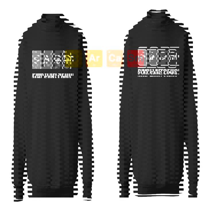 Primary Elements Of Humor V3 Sweatshirt | Seseable