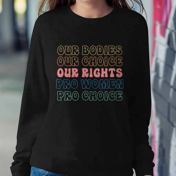 Our Bodies Our Choice Our Rights Pro Choice V2 Sweatshirt - Monsterry UK