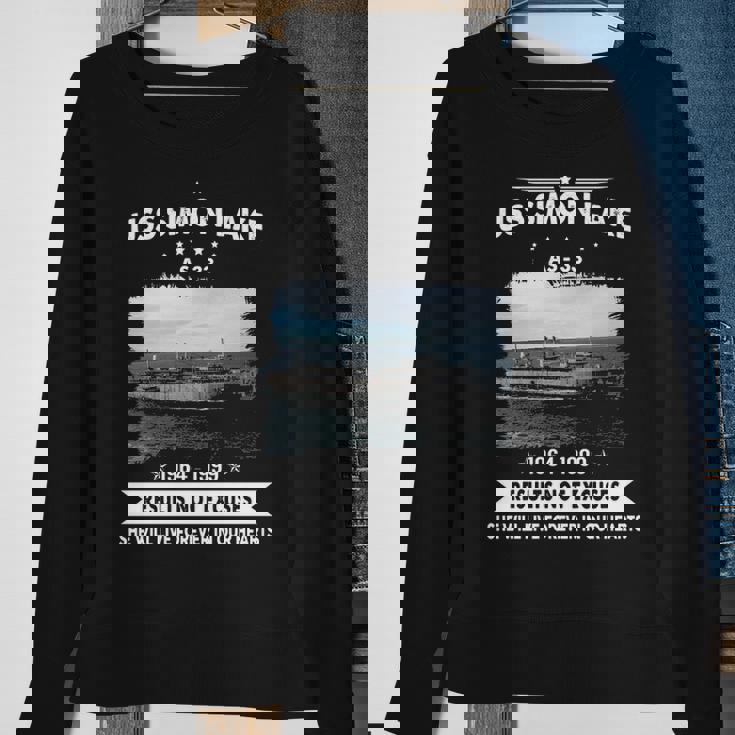 Uss Simon Lake As V2 Sweatshirt - Monsterry UK