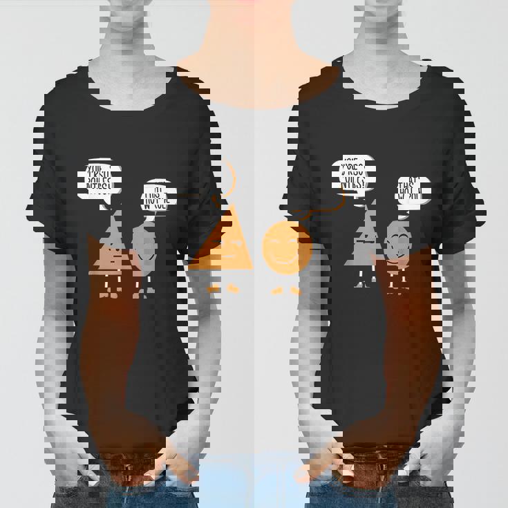 Math Funny Figures And Shapes Youre So Pointless Women T-shirt - Thegiftio