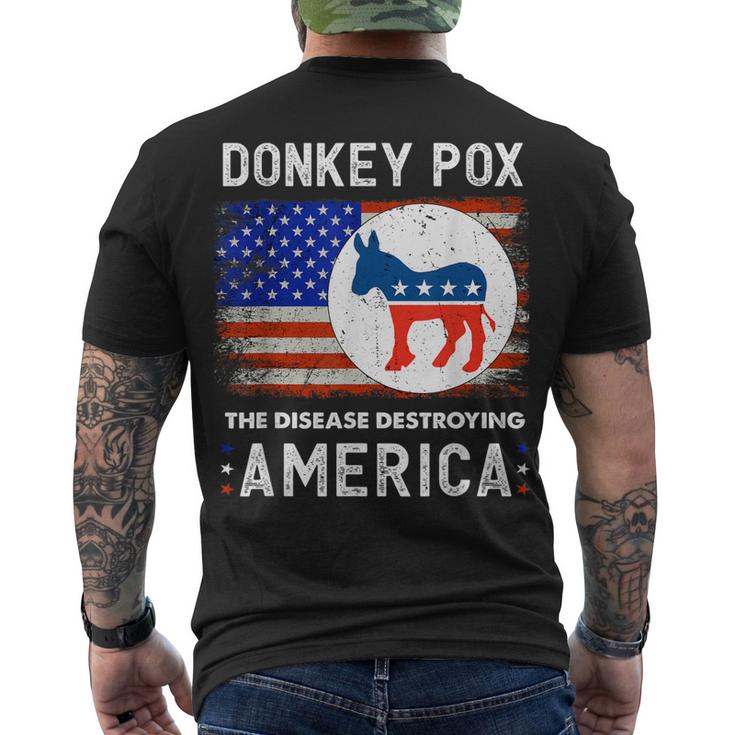 Donkey Pox The Disease Destroying America Usa Flag Donkeypox V3 Men's ...