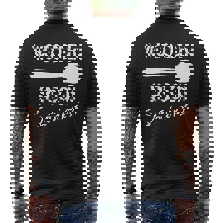 Wooden Spoon Survivor V2 Men's Crewneck Short Sleeve Back Print T-shirt ...