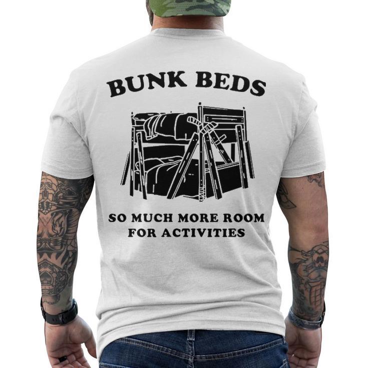 Bunk Beds V2 Men's Crewneck Short Sleeve Back Print T-shirt | Seseable