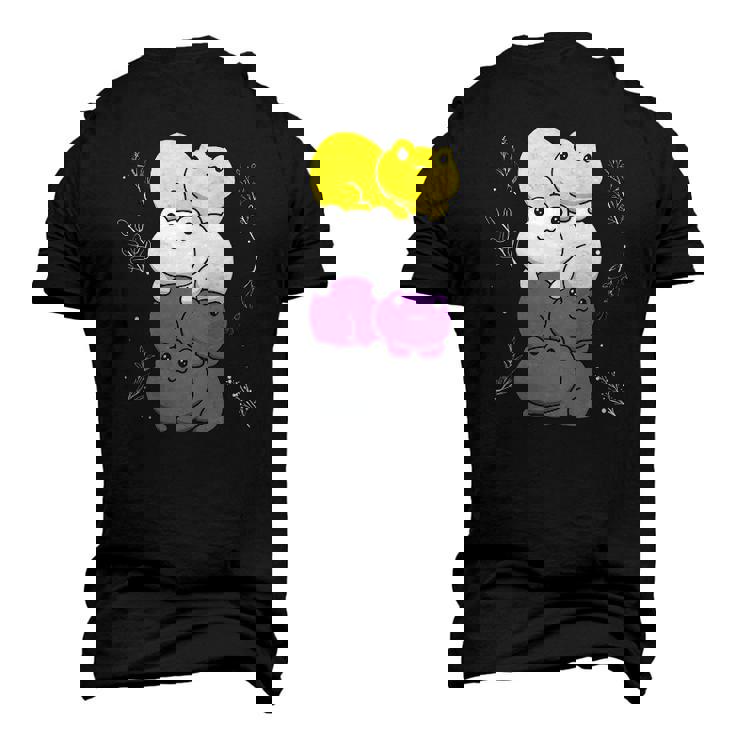 Cottagecore Aesthetic Kawaii Frog Pile Nonbinary Pride Flag Coffee Mug ...