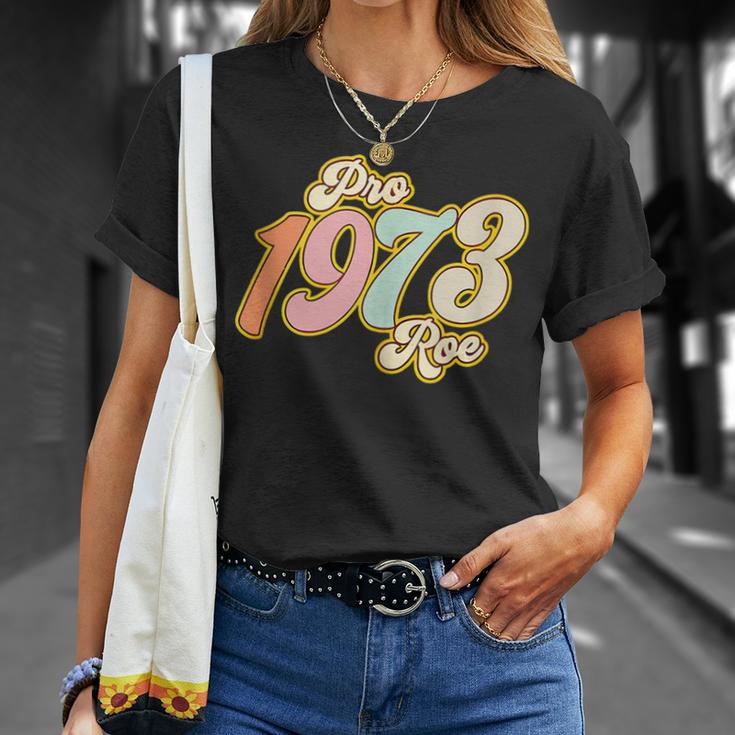 Pro 1973 Roe Mind Your Own Uterus Retro Groovy Unisex T-Shirt | Seseable