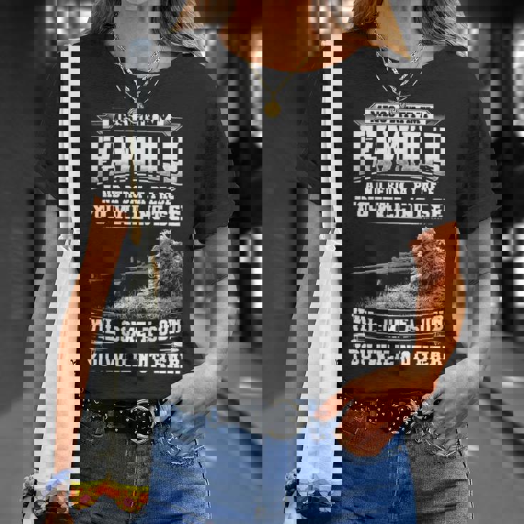 Mess With My Family Unisex T-Shirt - Seseable